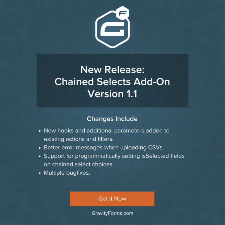 Chained Selects Add-On v1.1 Released - Gravity Forms