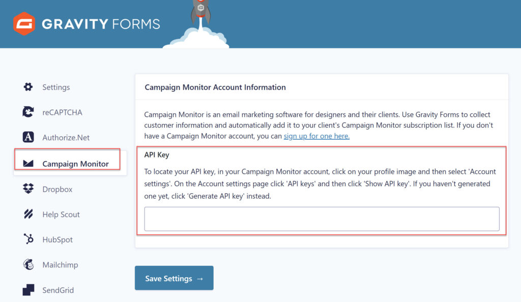 This Month's Featured Add-On... Campaign Monitor - Gravity Forms