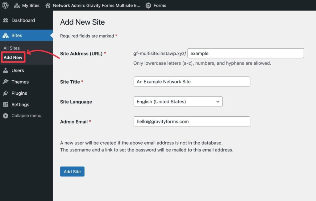 WordPress Multisite: A Complete Guide + Step-by-Step Tutorial - Gravity Forms