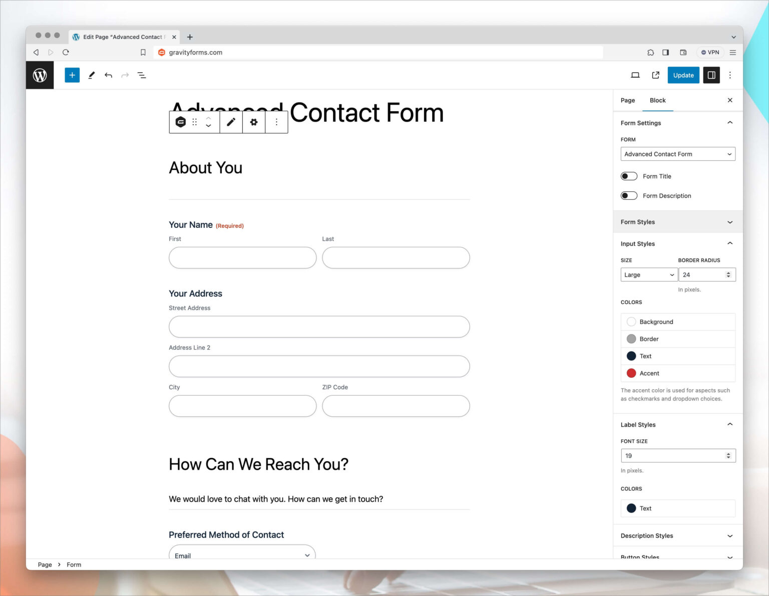 Styling Your Forms: Get the Most Out of the Orbital Form Theme ...