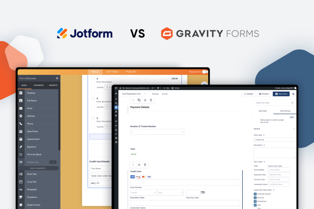 Jotform vs Gravity Forms: A Complete Comparison - Gravity Forms
