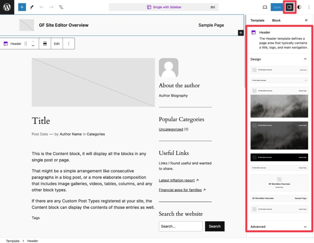 WordPress Site Editor: A Full Overview - Gravity Forms