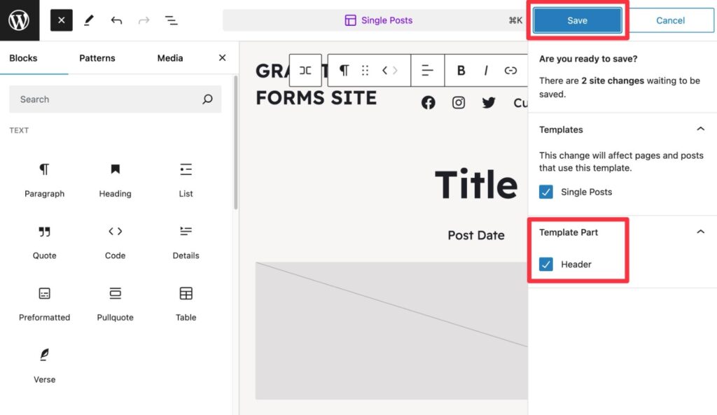 Intro to WordPress Templates and Template Parts in the Site Editor
