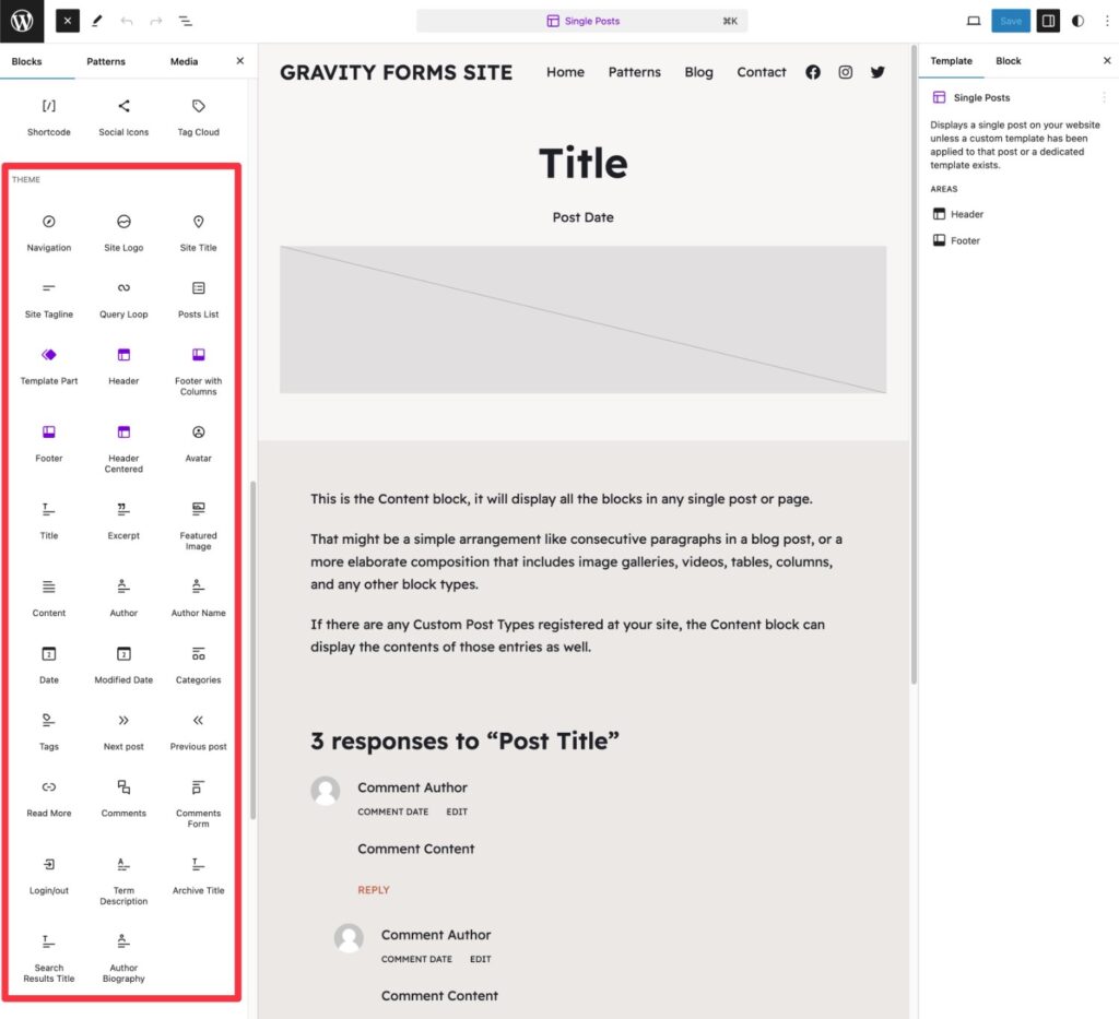 Intro to WordPress Templates and Template Parts in the Site Editor