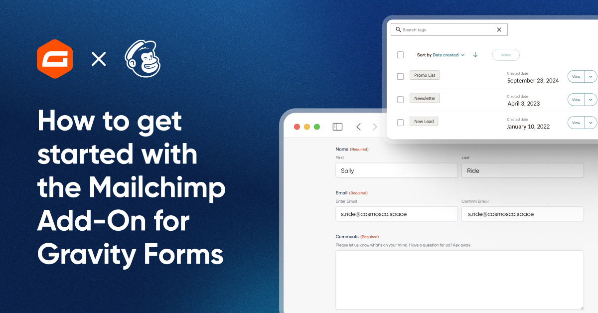 How to Get Started With the Mailchimp Add-On for Gravity Forms - Gravity Forms
