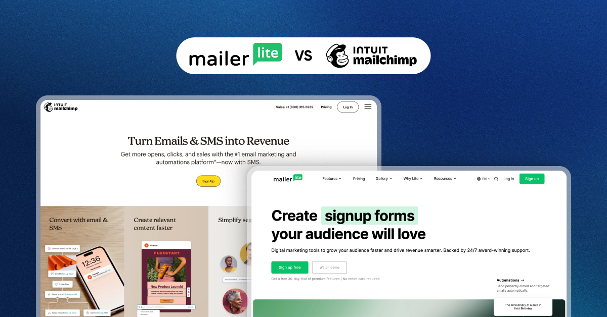 Mailchimp vs MailerLite: A complete comparison - Gravity Forms
