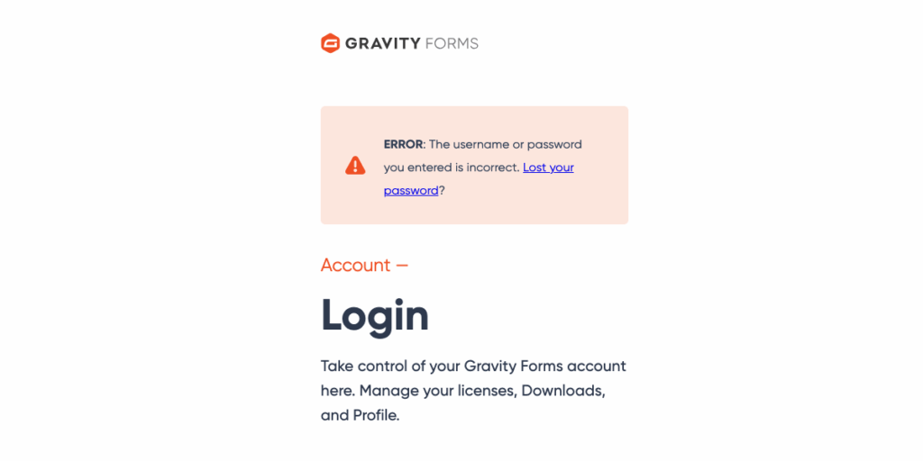 Security Update and Password Reset Information - Gravity Forms