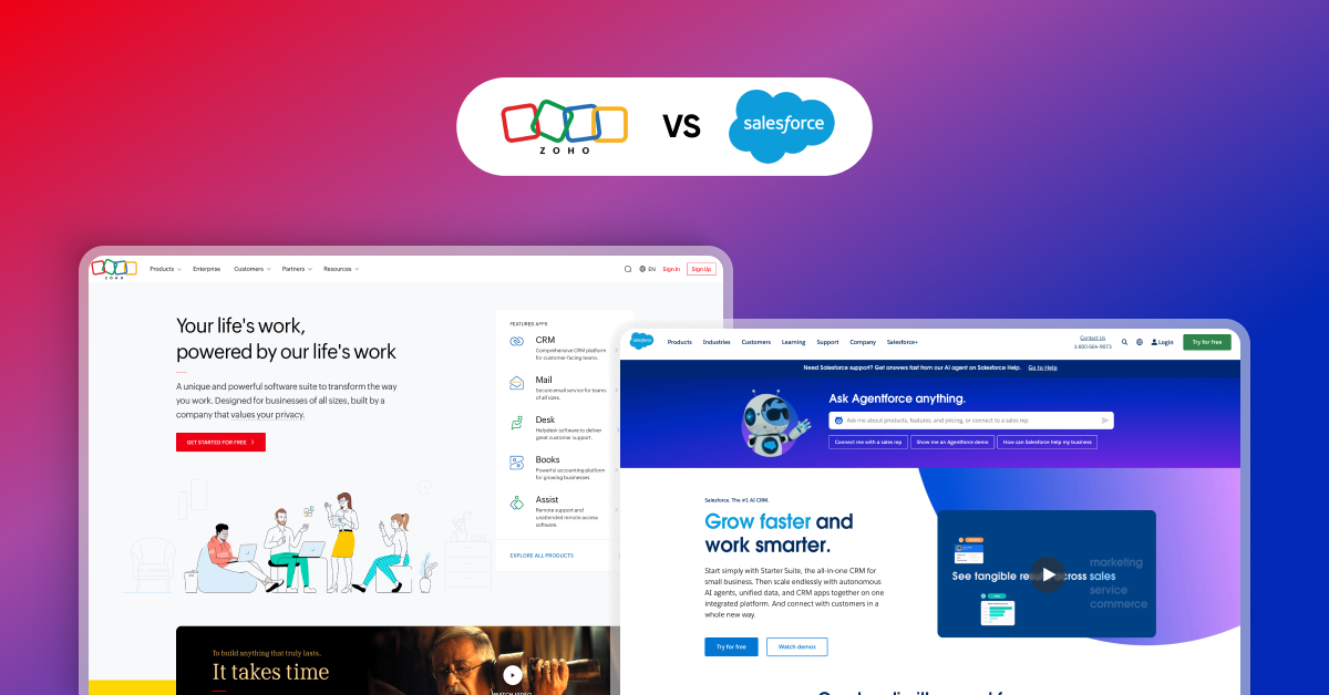 Zoho vs Salesforce comparison: Which CRM platform to choose? - Gravity ...