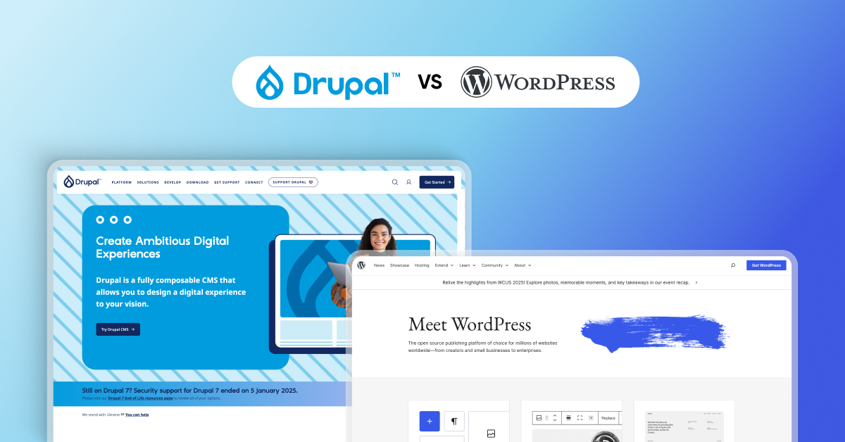 Drupal vs WordPress: Choosing the best CMS for your business
